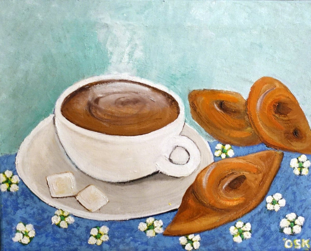 Kaffi og kleinur - Apolloart